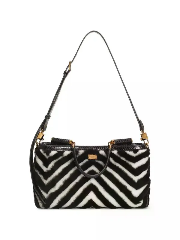 Dolce & Gabbana Medium Vittoria Shoulder And Crossbody Bag In Fur