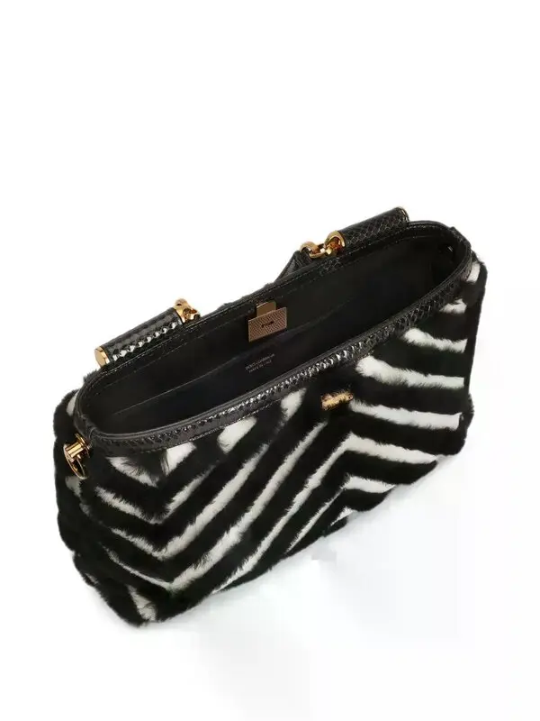 Dolce & Gabbana Medium Vittoria Shoulder And Crossbody Bag In Fur