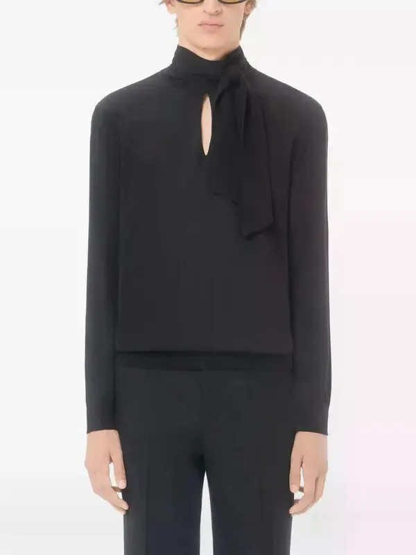 Valentino Garavani Lblc The Label Elton Shirring Top