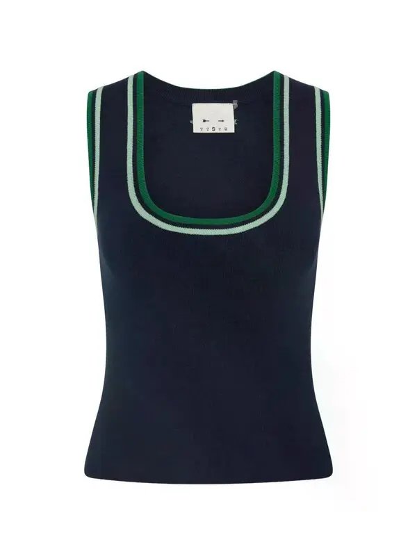 The Upside Joey Striped-trim Tank Top