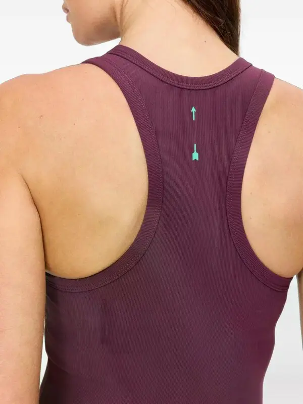 The Upside Sophie Ribbed Tank - Purple