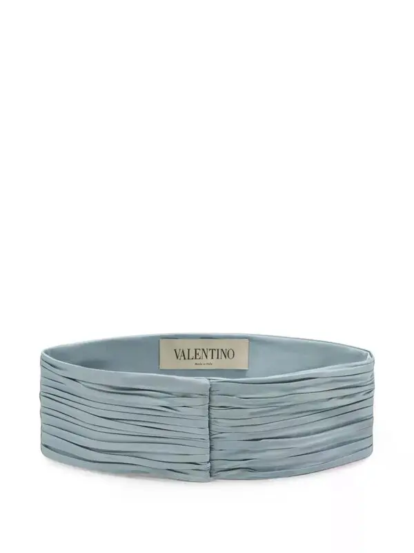 Valentino Garavani Ruched Belt - Blue