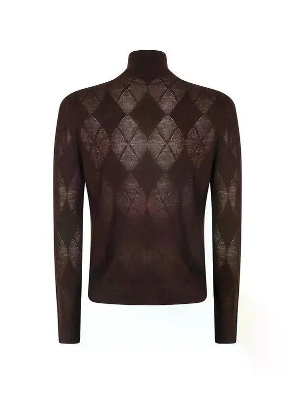 BALLANTYNE Argyle Knit Sweater
