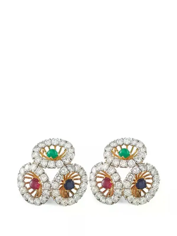 Cartier Multi-stone Dress Clips - Gold