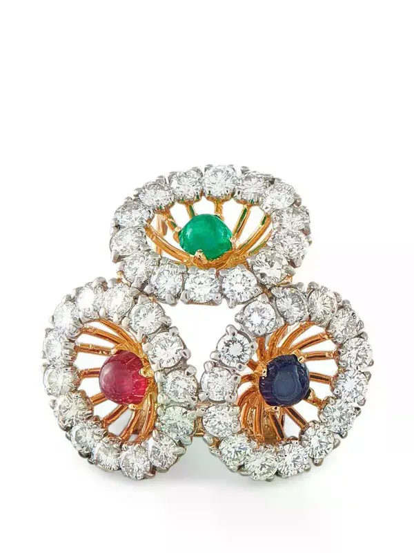 Cartier Multi-stone Dress Clips