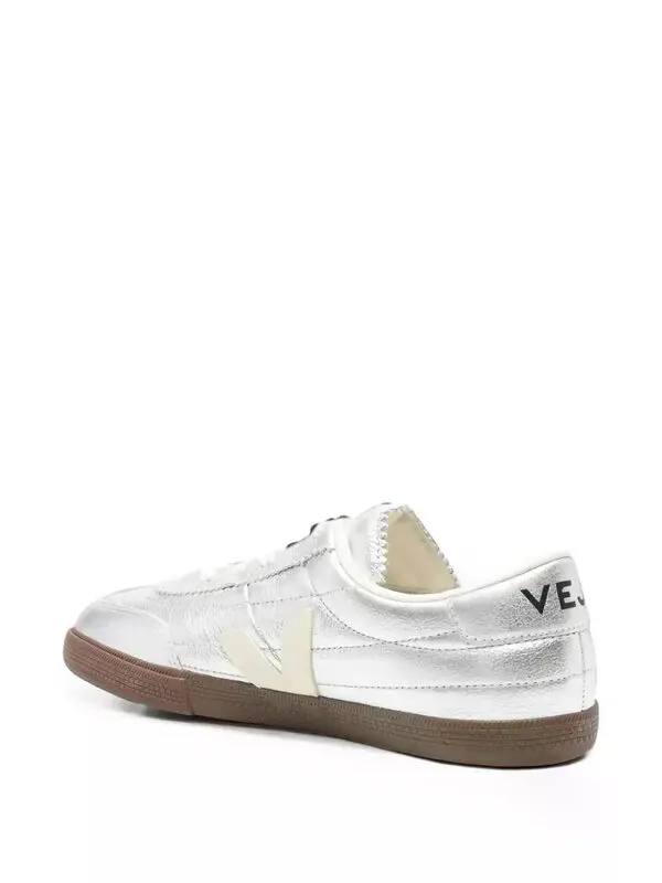 VEJA Metallic Leather Sneakers