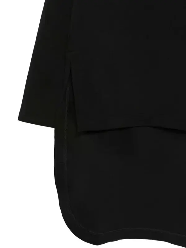 Plan C High-low Side Slit Sweatshirt