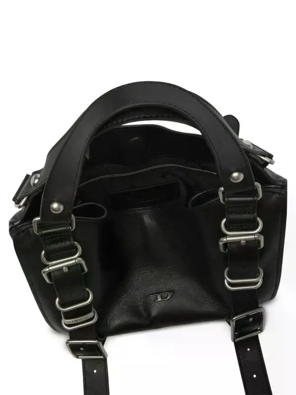 DIESEL® D-one-small Top-handle Bag In Treated Leather