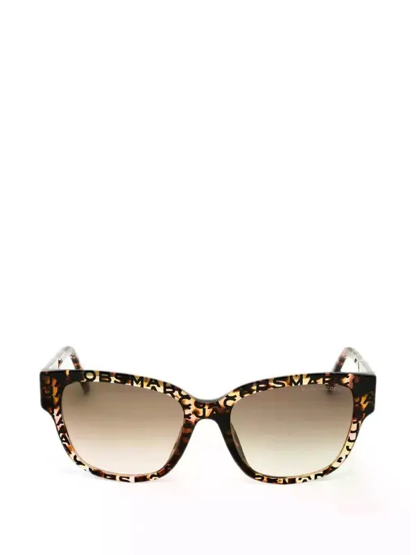 Marc Jacobs Logo-print Sunglasses - Brown