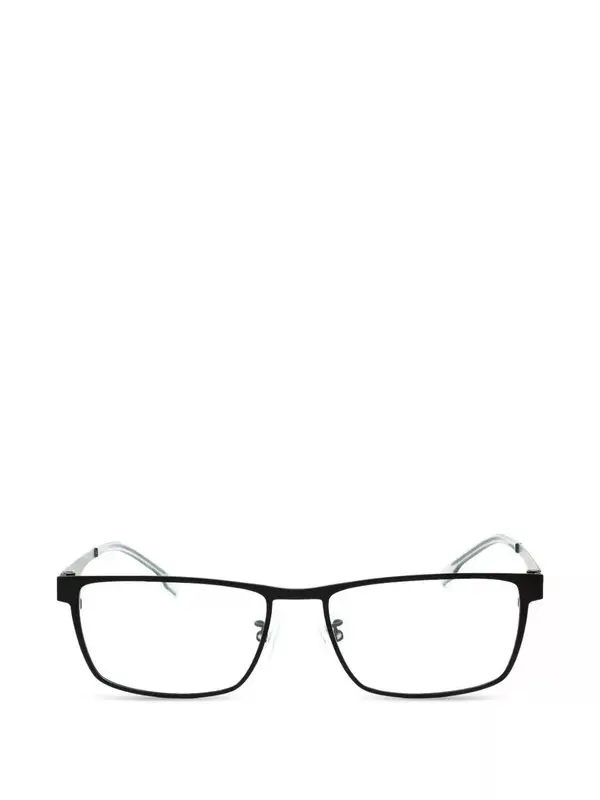 BOSS Rectangle Frame Eyeglasses - Black