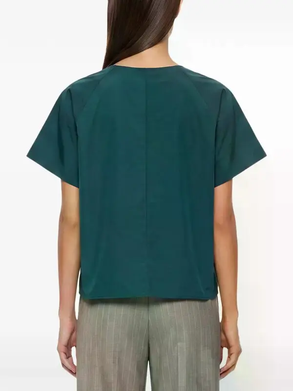 Max Mara High-neck Panelled Blouse