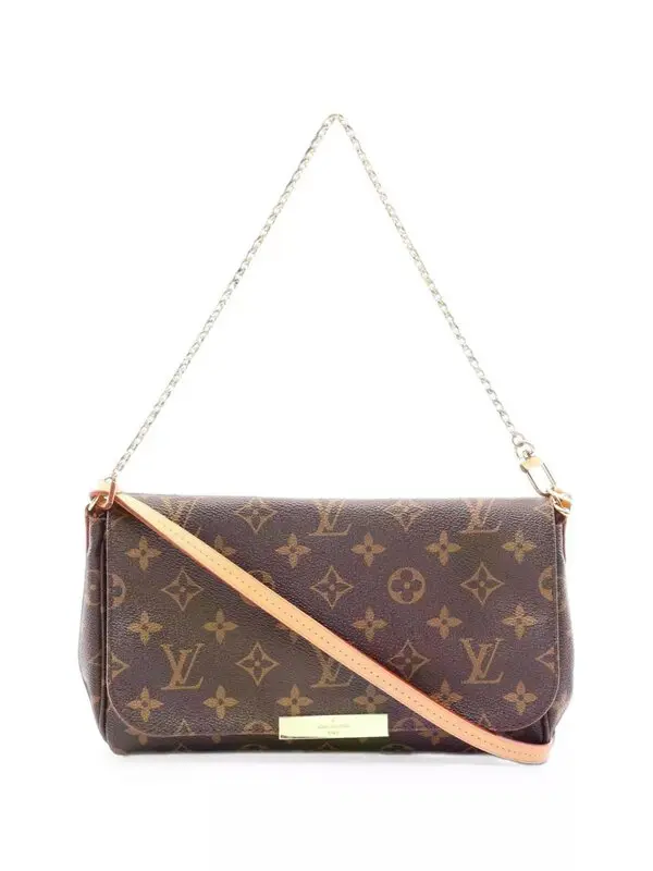 LOUIS VUITTON Monogram Favorite Mm Shoulder Bag - Brown