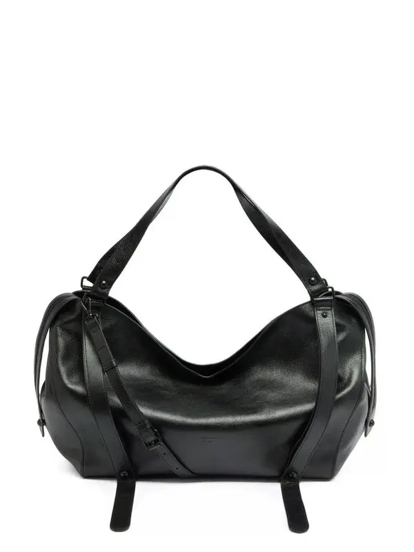 DIESEL® D-one-large Top-handle Bag In Leather - Black