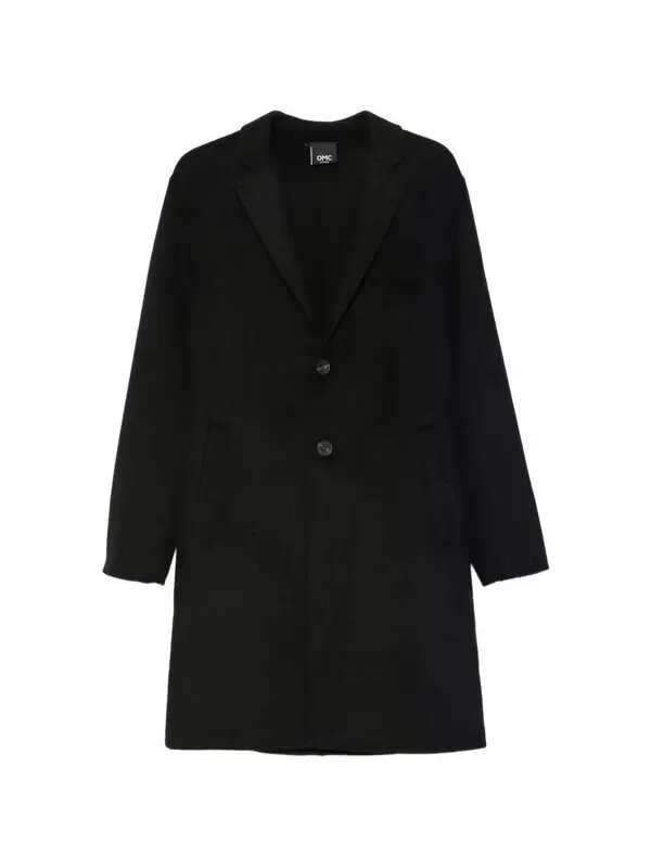 OMC Edward Single-breasted Coat - Black