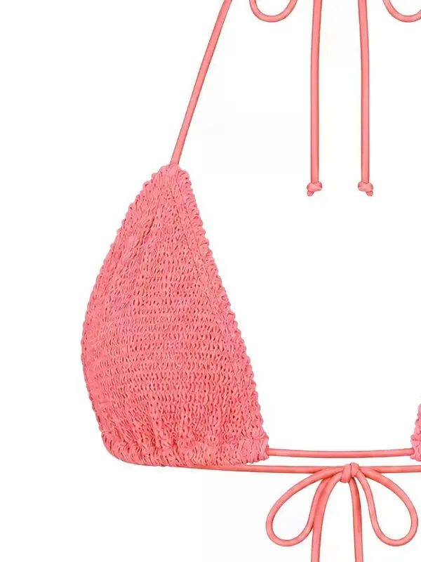 Bond Eye Ingrid Crinkled Triangle Bikini Top