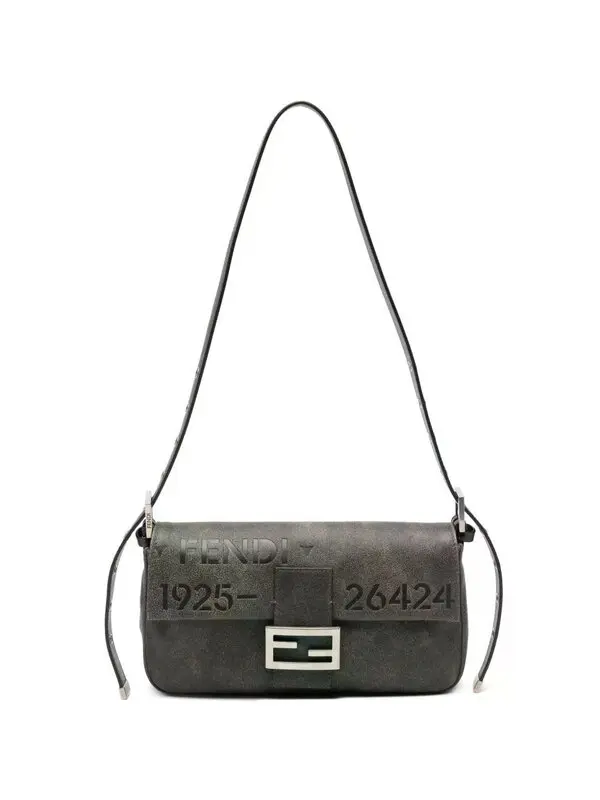 Fendi Baguette Shoulder Bag - Grey
