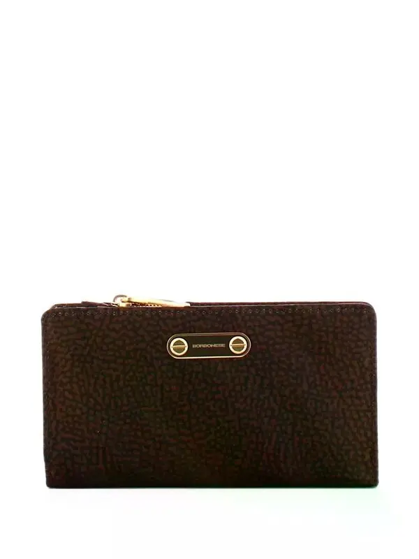 Borbonese Logo-plaque Wallet - Brown