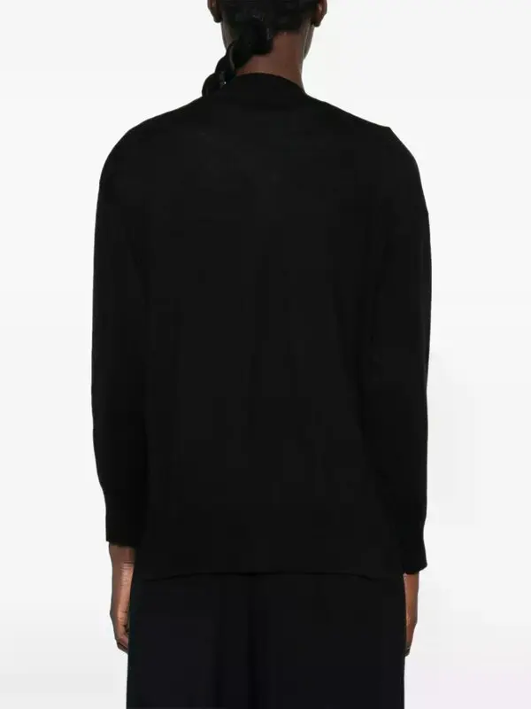 PUROTATTO Fine Knit V-neck Cardigan