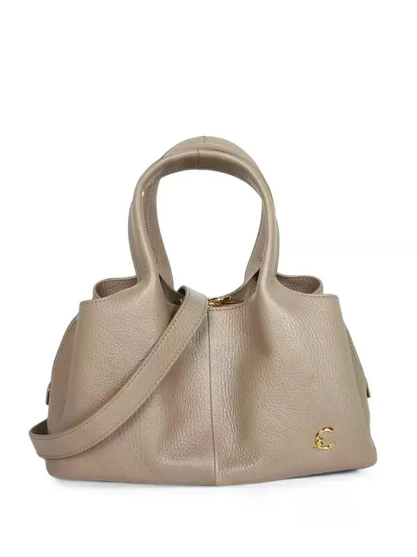 COCCINELLE Grained-leather Tote Bag - Neutrals
