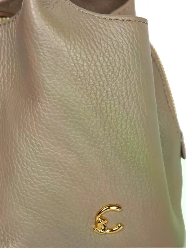 COCCINELLE Grained-leather Tote Bag