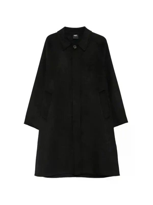OMC Marlon Single-breasted Coat - Black