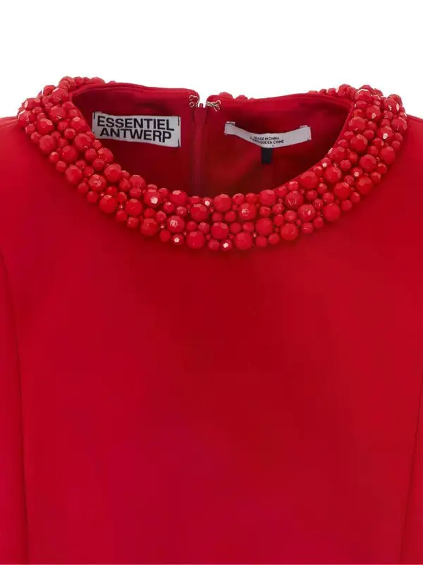 Essentiel Antwerp Kaylin Bead-embellished Crewneck Dress