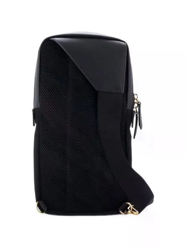 Fendi Monster Sling Bag Nylon And Leather Medium Crossbody Bag