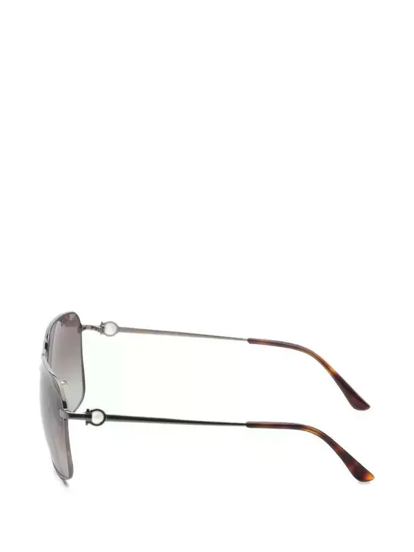 FERRAGAMO Geometric-frame Sunglasses