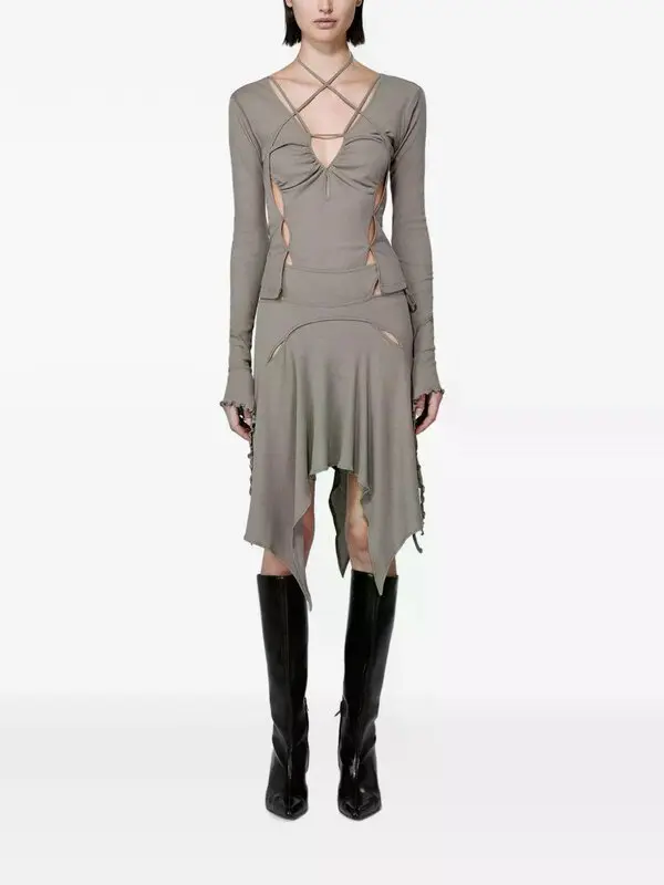 SRVC STUDIO Cut-out Ruched Top