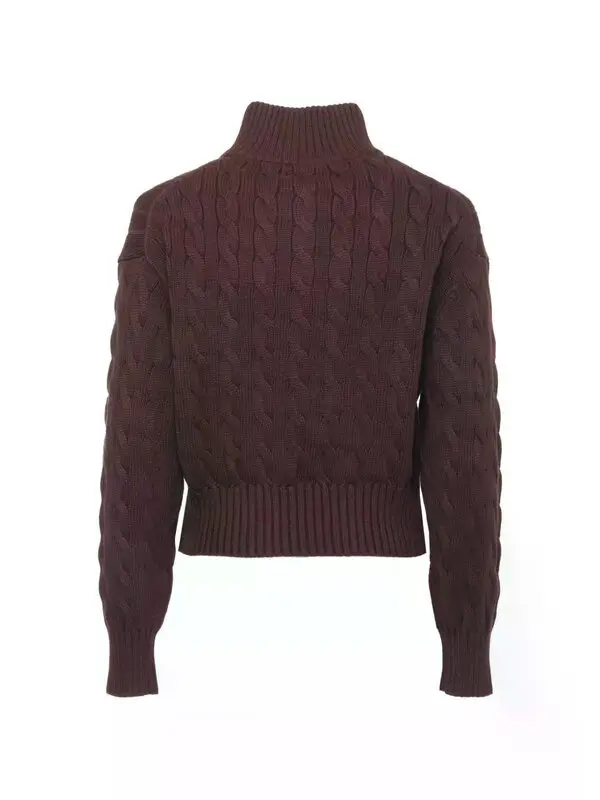 Polo Ralph Lauren Cable-knit Quarter-zip Sweater