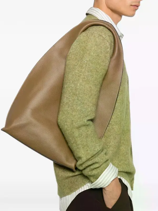 A.p.c. Le Neige Clou Leather Tote Bag - Neutrals