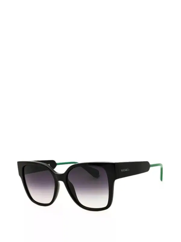 MAX&CO. Rectangle Frame Sunglasses With Gradient Lenses