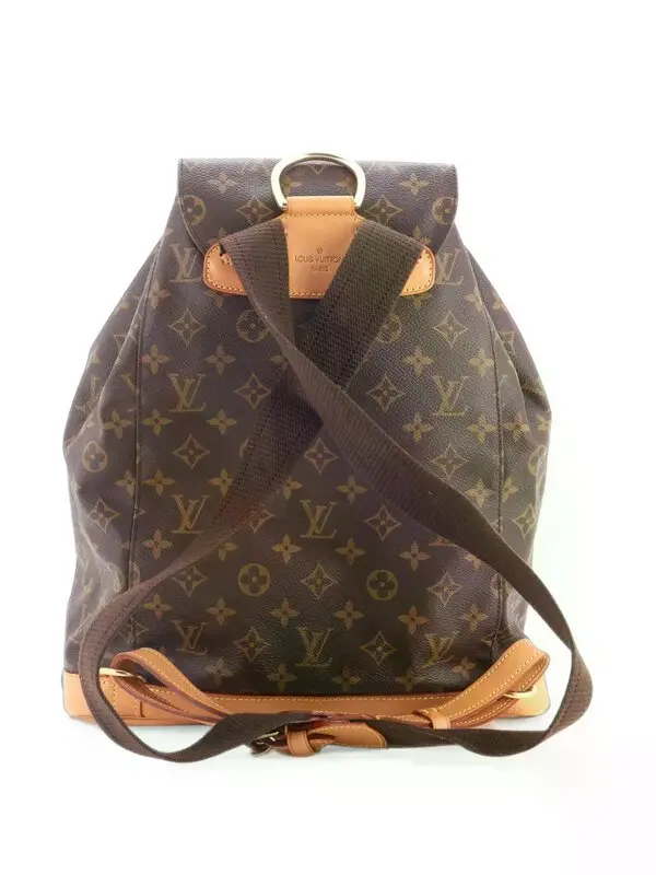 LOUIS VUITTON Vintage Monogram Canvas Montsouris Gm Backpack