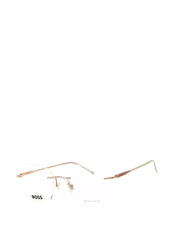 BOSS Rimless Rectangle-shape Glasses