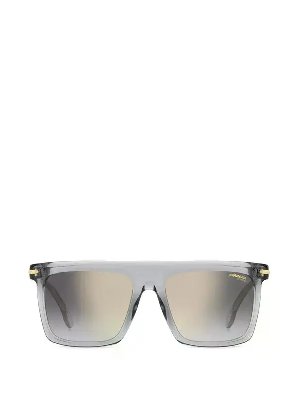 Carrera Eyewear Square-frame Mirrored Sunglasses - Grey