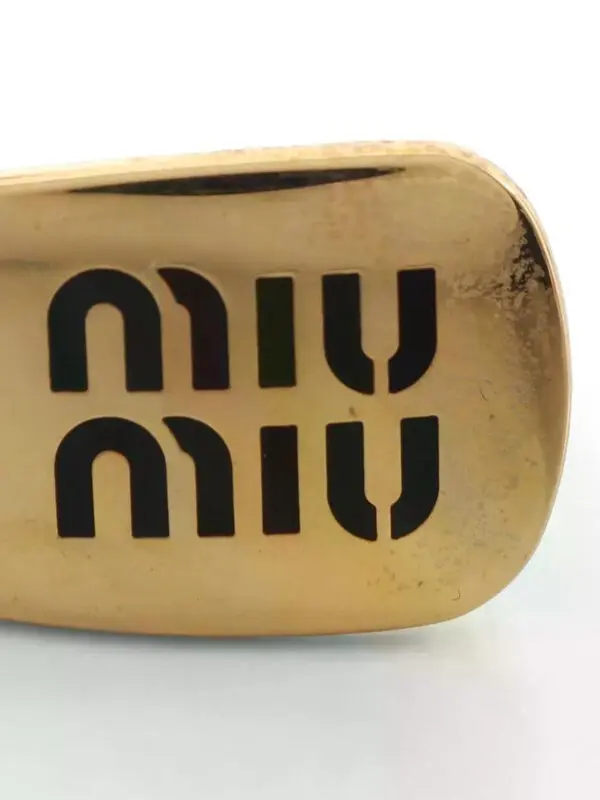 Miu Miu Logo Plate Hair Clips