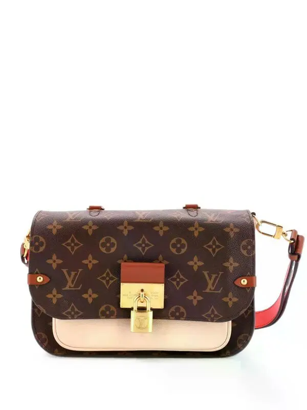 LOUIS VUITTON Vaugirard Handbag Monogram Canvas With Leather Satchel - Neutrals