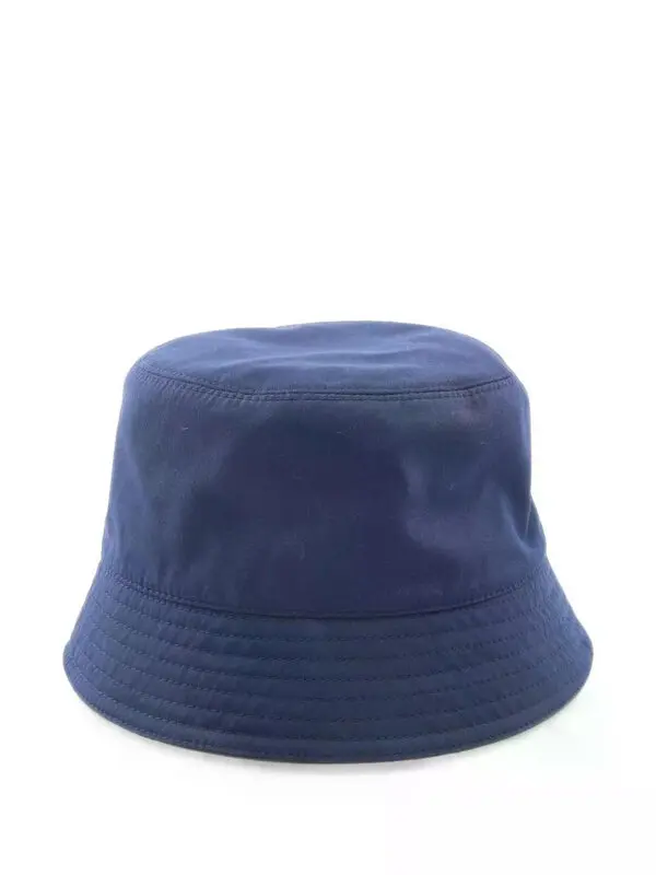 Prada Logo Print Bucket Hat
