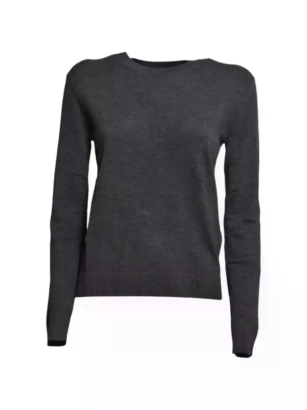 Max Mara Crew-neck Long-sleeve Sweater - Grey