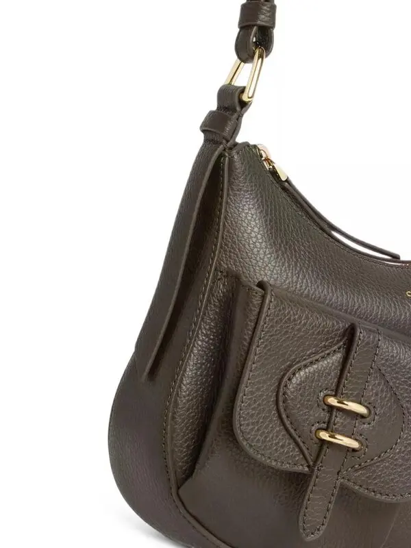 COCCINELLE Small Mavery Pocket Leather Shoulder Bag