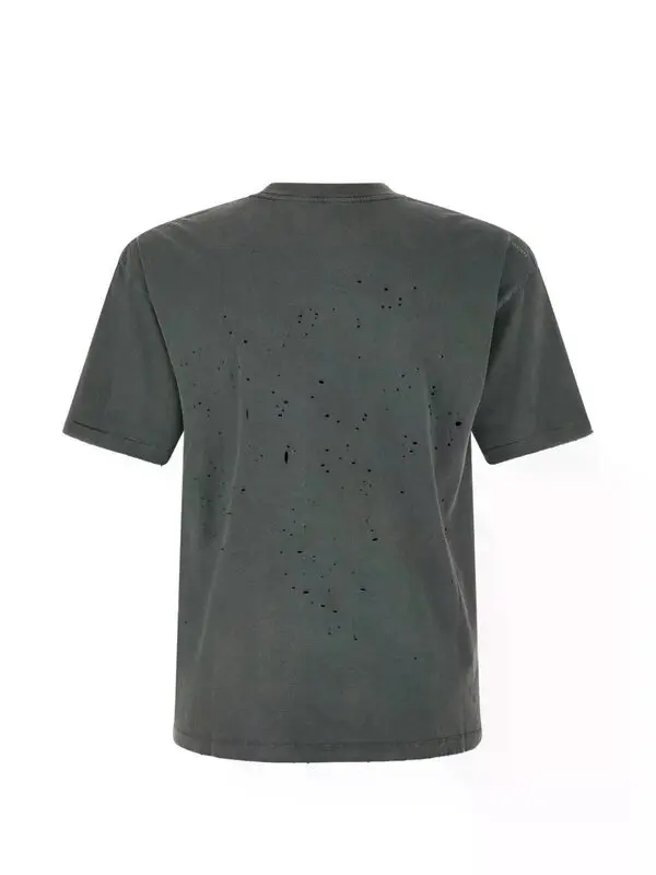 Satisfy Mothtech Logo-print T-shirt - Grey