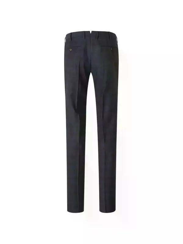 PT TORINO Checked Slim-fit Trousers