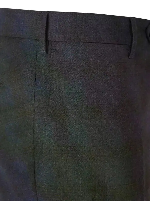 PT TORINO Checked Slim-fit Trousers