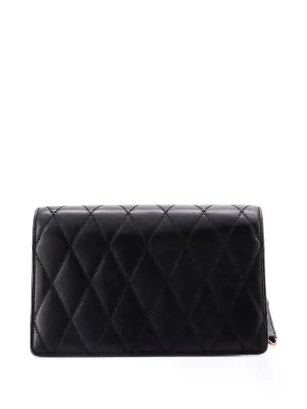 Saint Laurent Angie Chain Shoulder Bag Quilted Leather