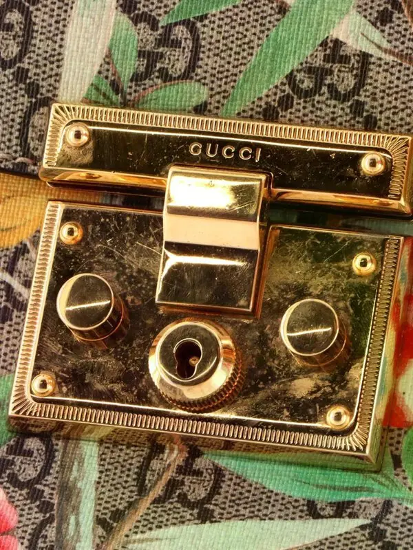 Gucci Padlock Saddle Shoulder Bag