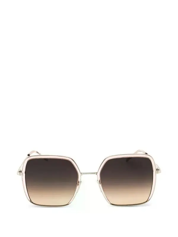 BOSS Square Frame Sunglasses - Pink
