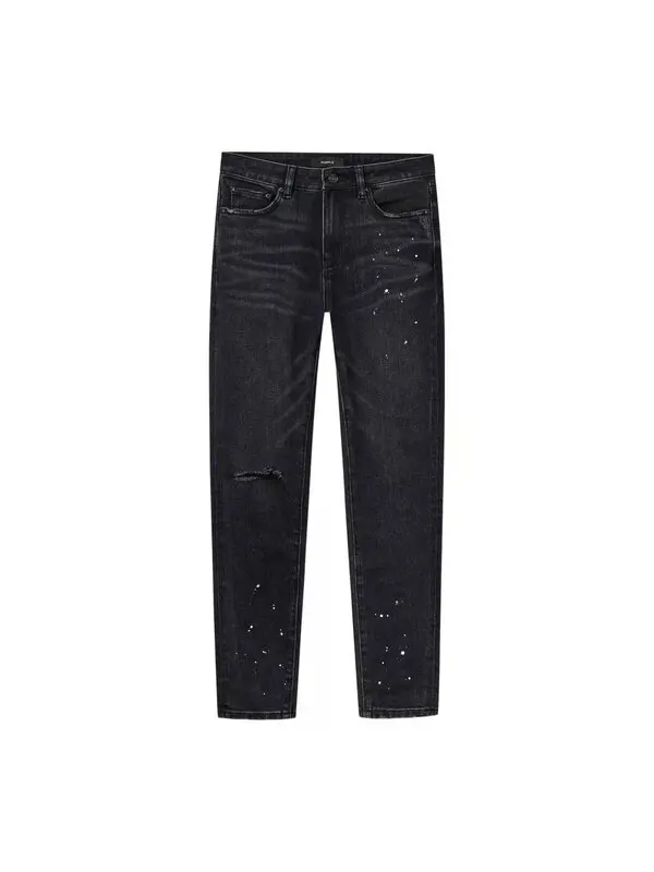 PURPLE BRAND Paint-splatter Skinny Jeans