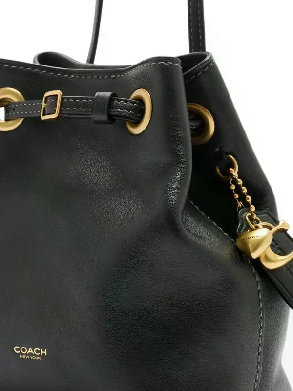 COACH Jade Leather Mini Bag - Black