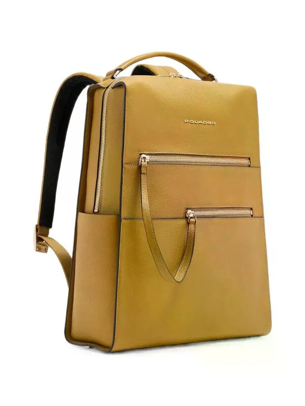 PIQUADRO 14 Patricia Leather Backpack