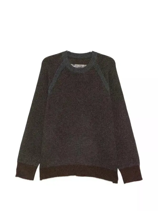 ZIGGY CHEN Braided-cord Raglan Sweater